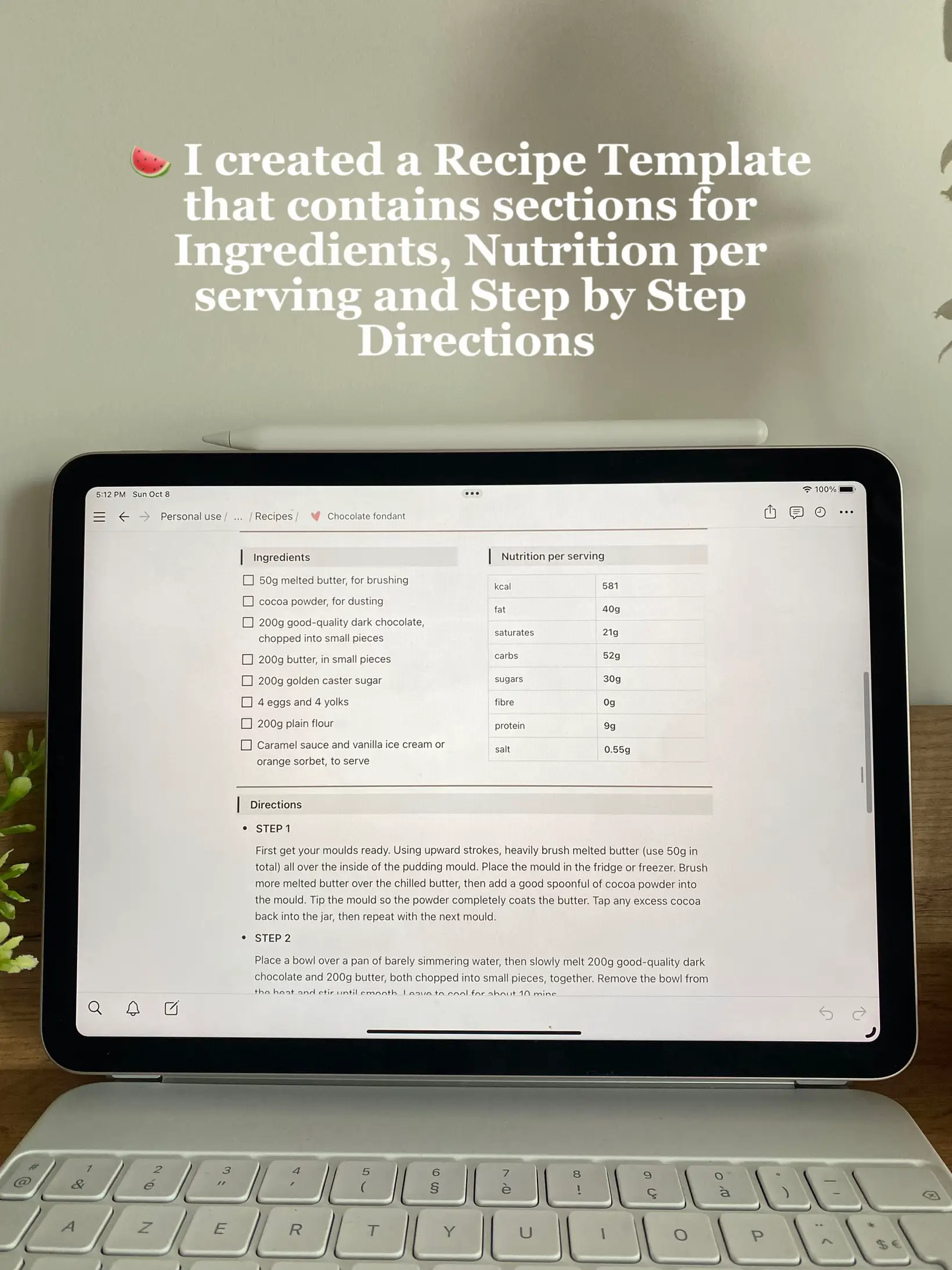 How I created a Recipe book in Notion 🍋 | Gallery posted by Reem | Lemon8