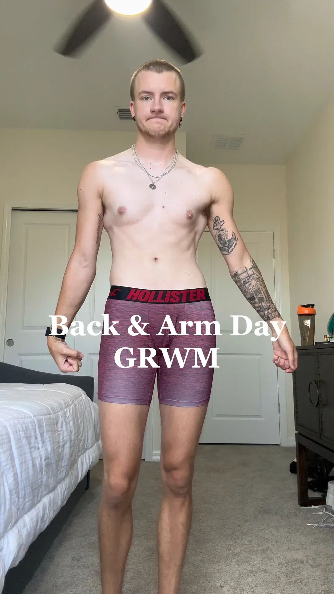 Back & Bicep GRWM | Video published by Liam Spencer | Lemon8
