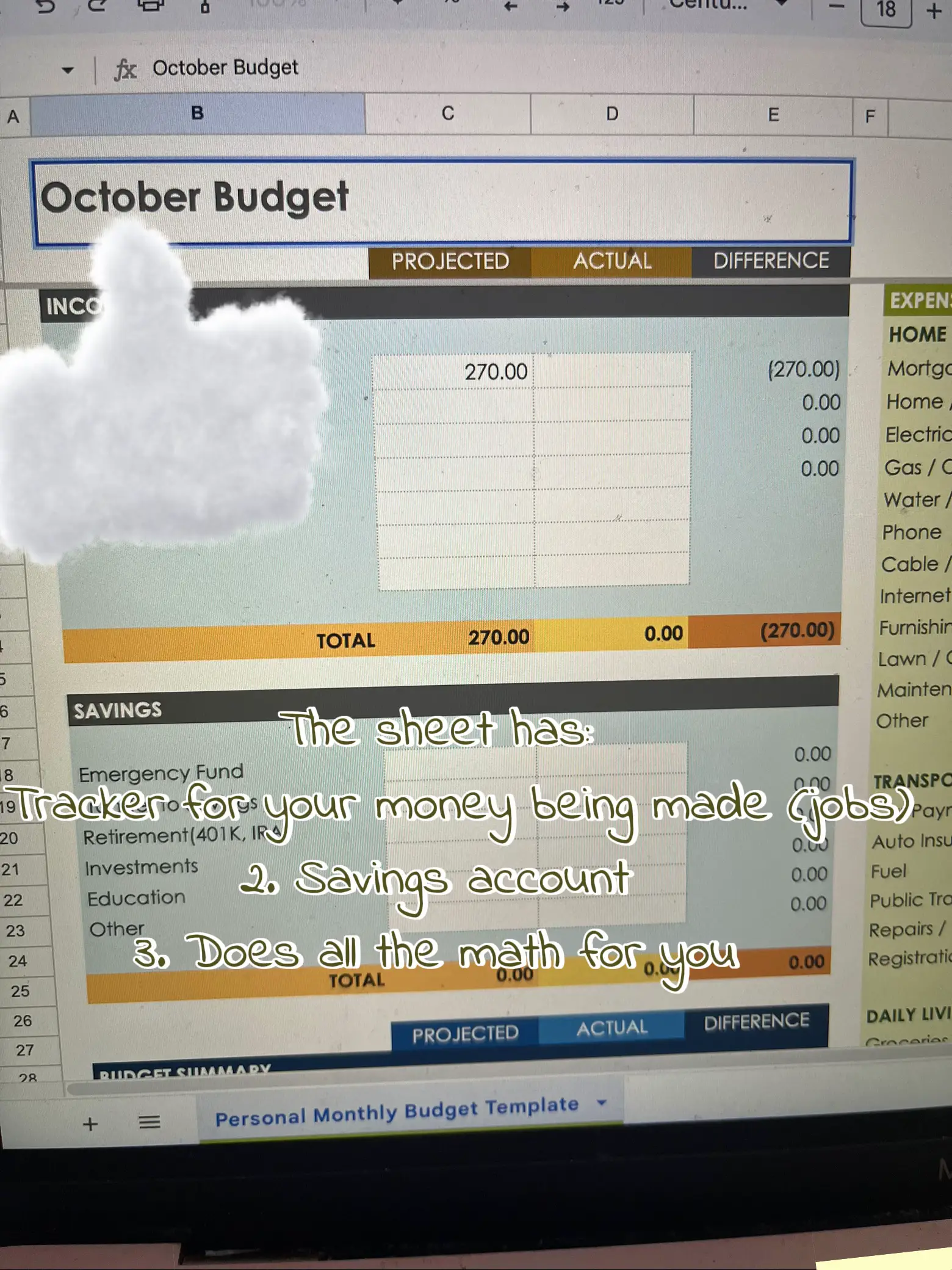 Google monthly budget tracker! - why you need it | Gallery posted by ...