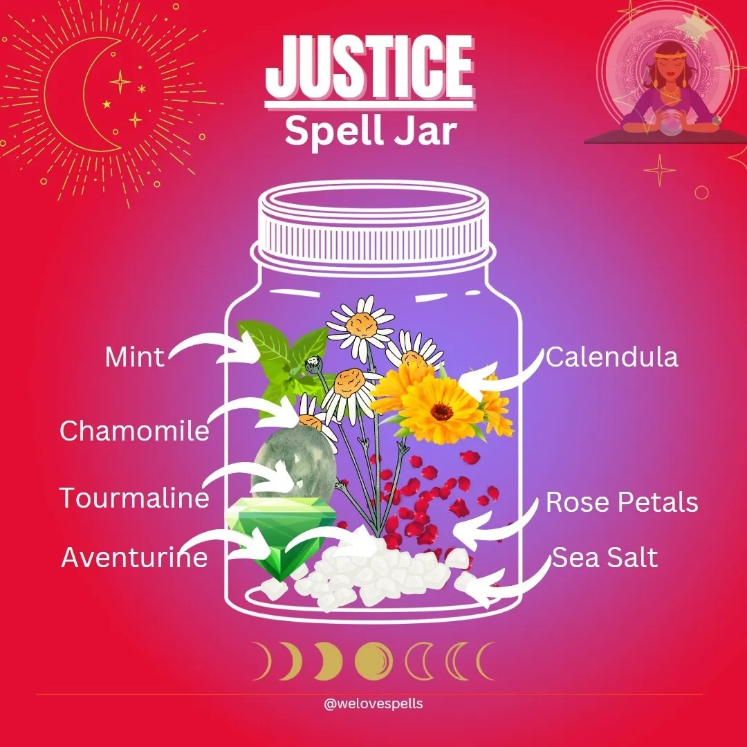 Justice Spell Jar | We Love Spellsが投稿したフォトブック | Lemon8