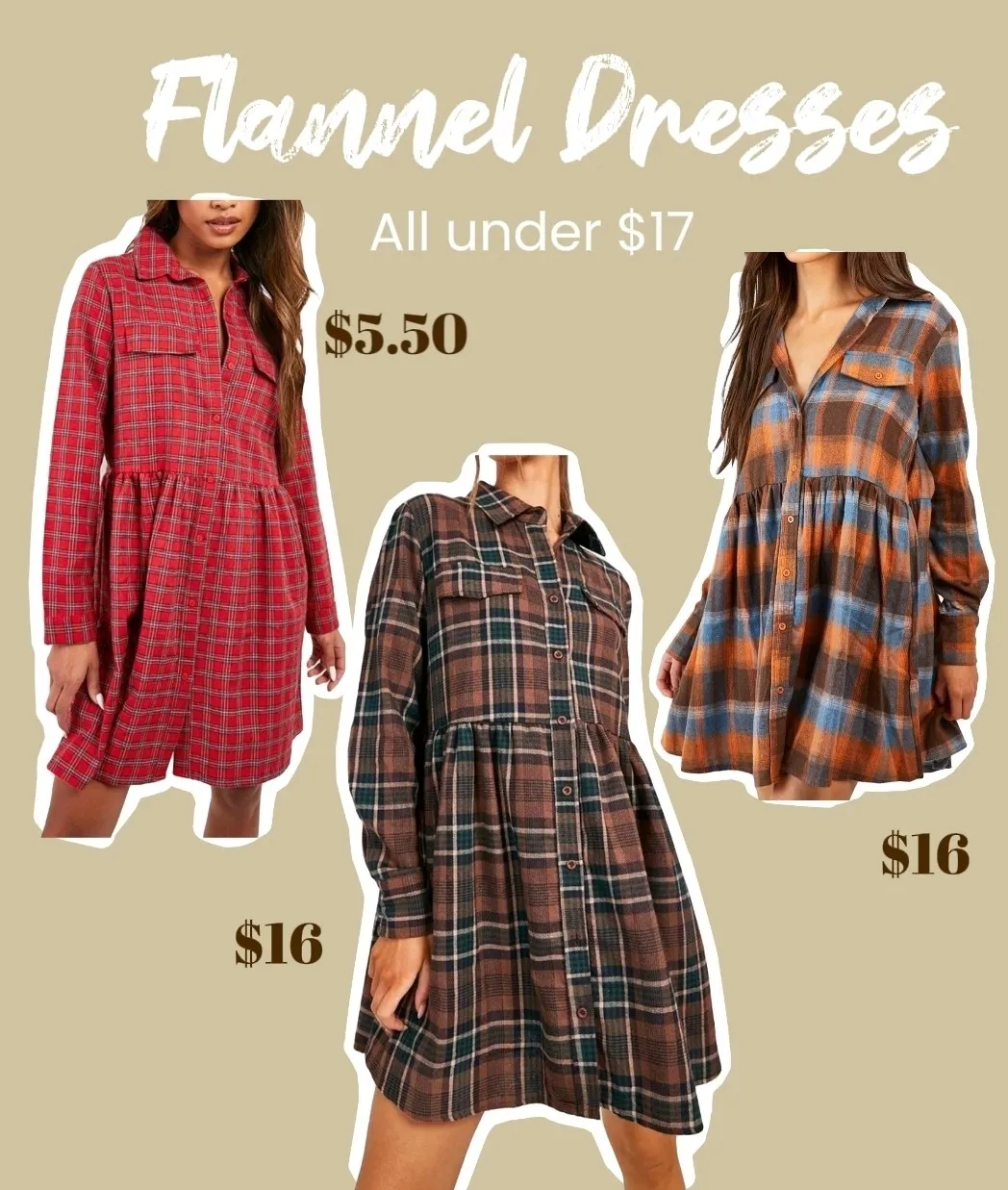 Fall Flannel Dresses | Gallery posted by Krystal Kotesky | Lemon8