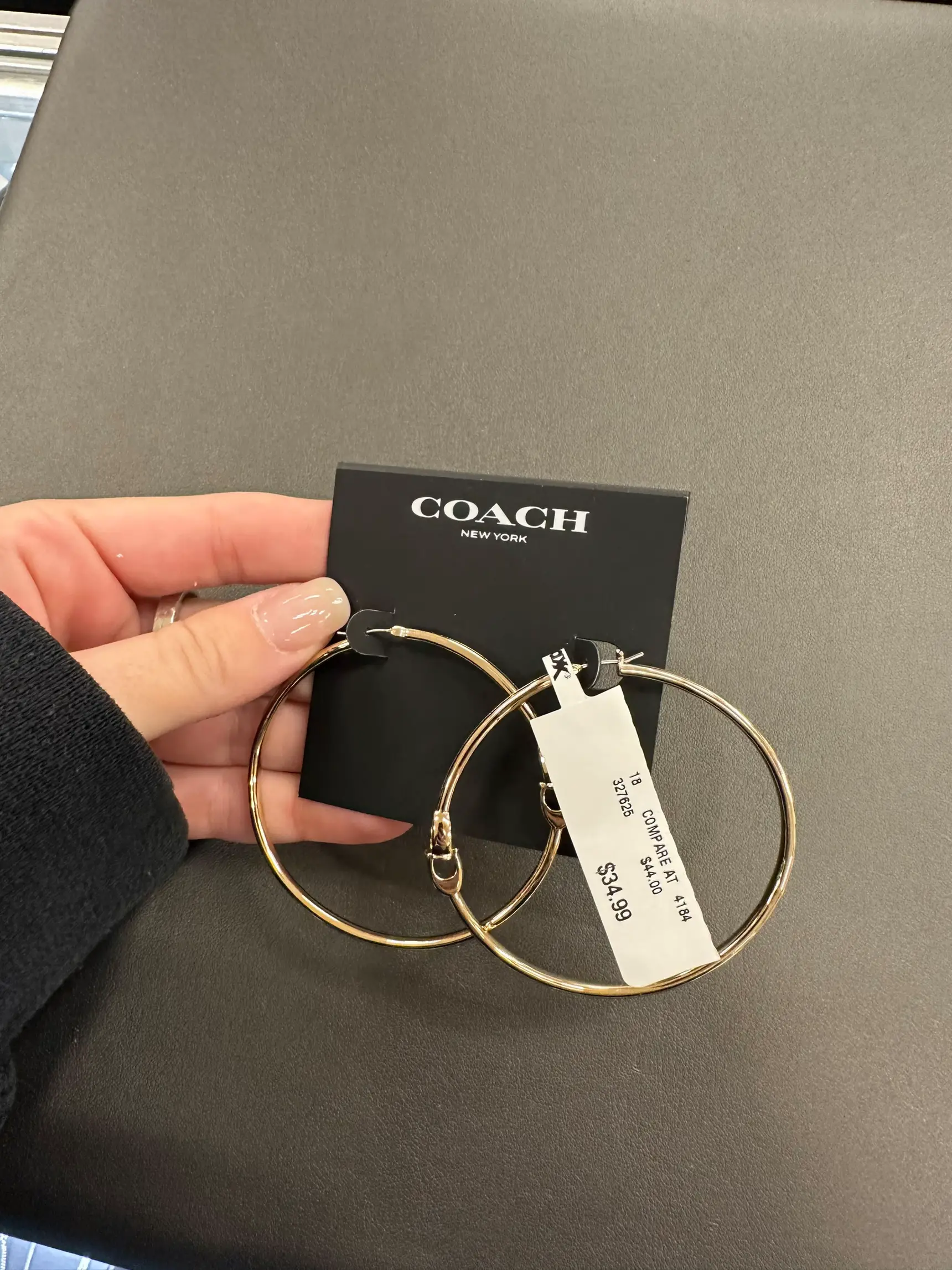 COACH Hoop Earrings Under $40 at TJ Maxx | Gallery posted by Kim ...